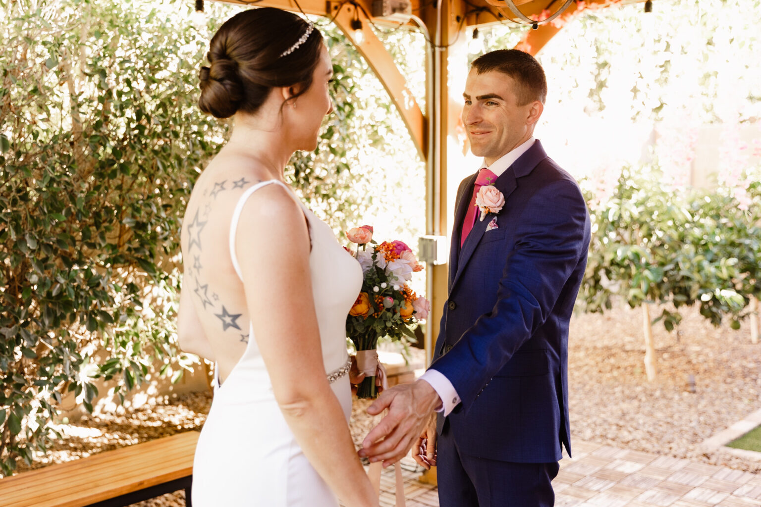Heartfelt & Beautiful Backyard Wedding | Celeste & Tyler | Essentials ...